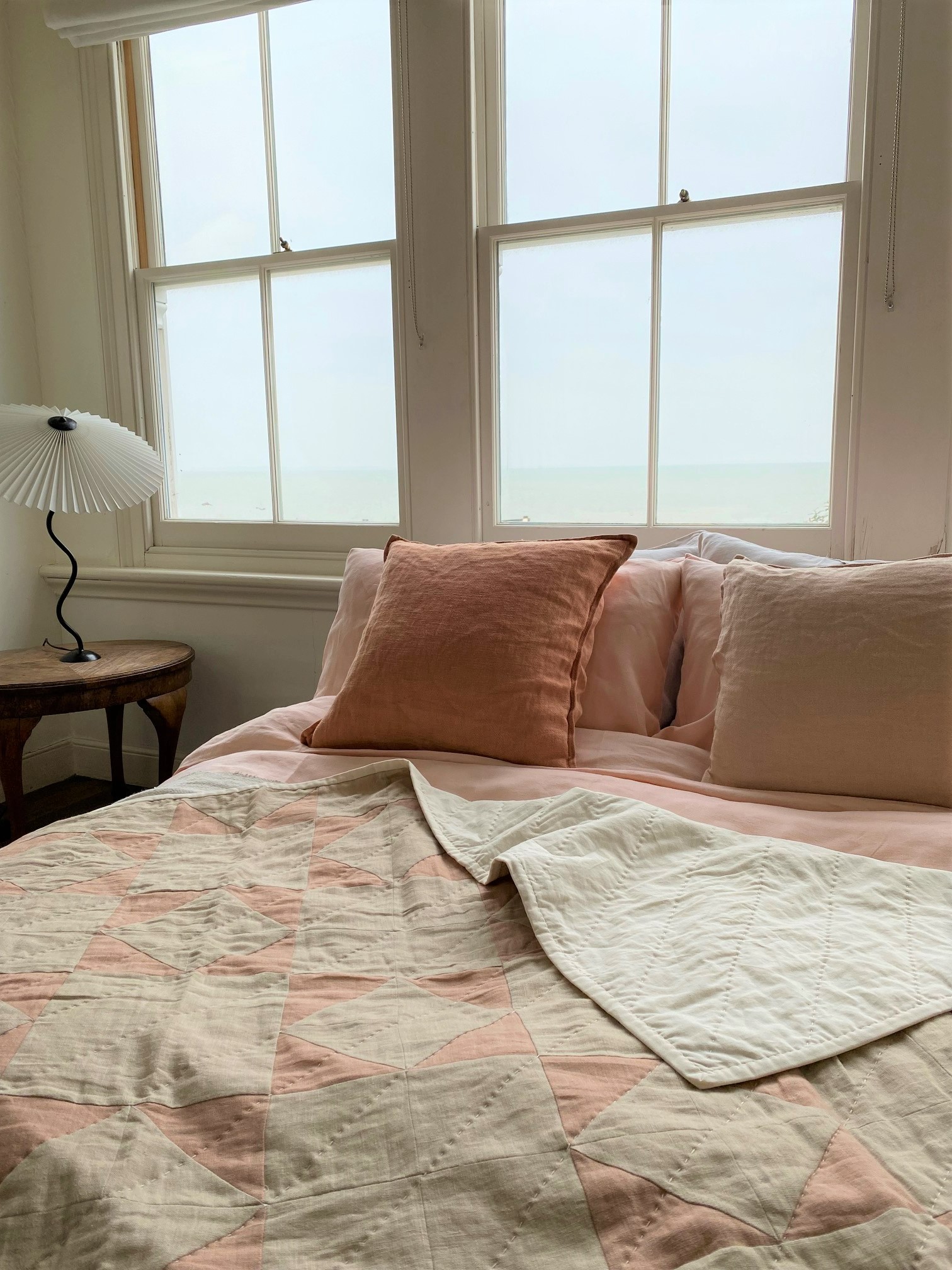 Linen Patchwork Quilt - Kip Hideaways