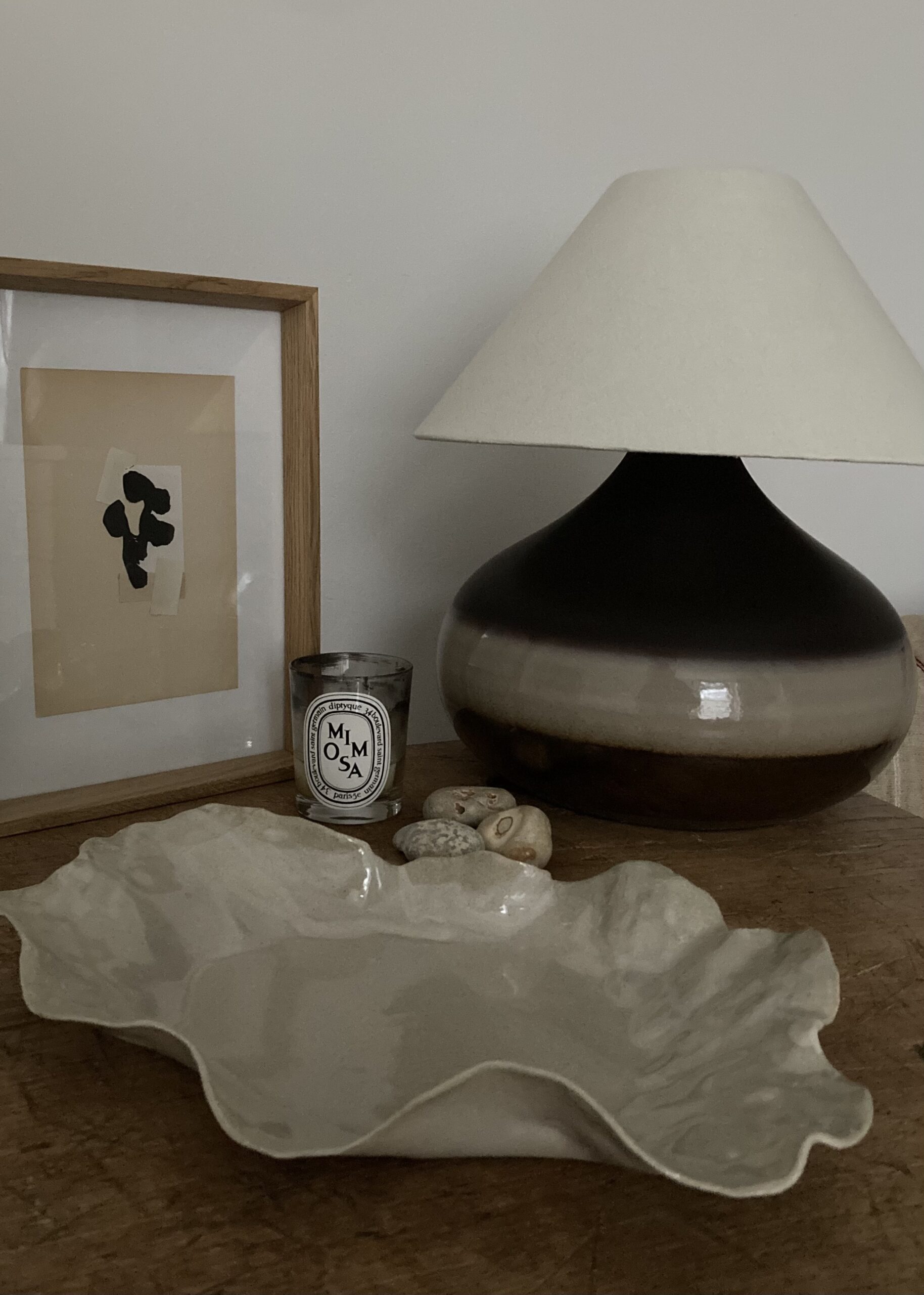 Large Ceramic Ripple Shell - Kip Hideaways